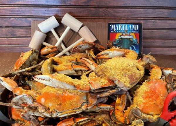Steamed & LIVE Blue Crab Bushels - Maryland Crabs, Maryland Blue Crab ...